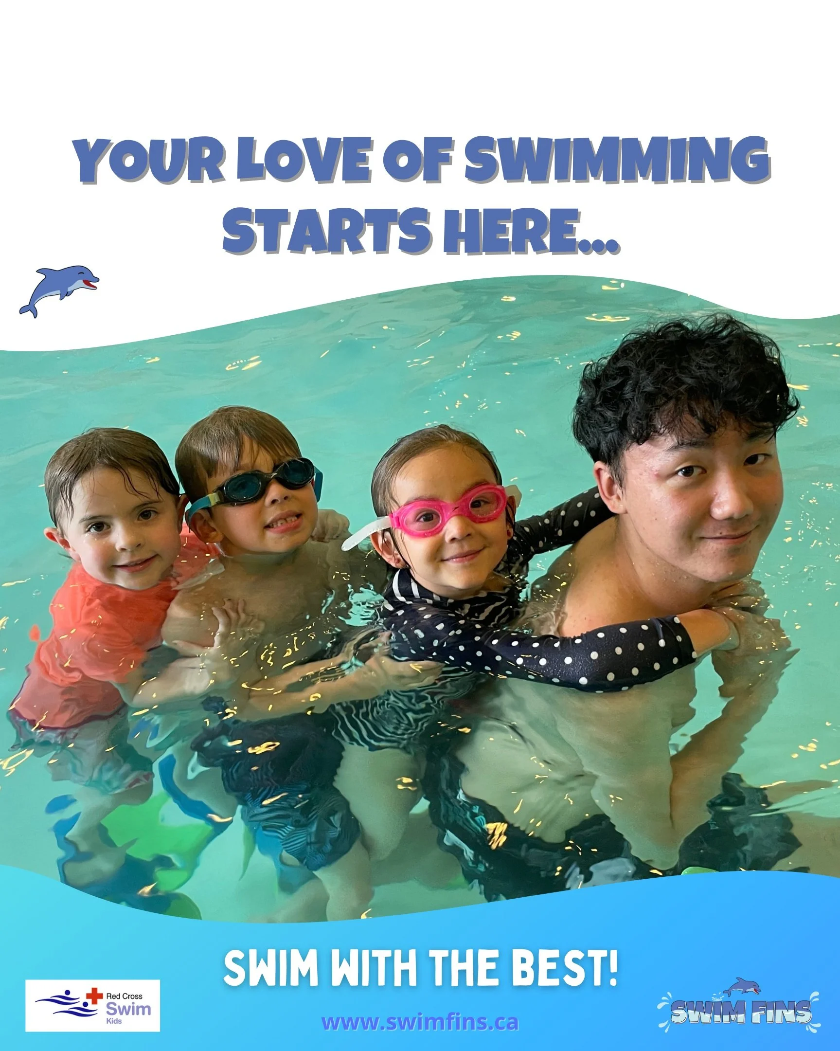 Kids Swimming Lessons — Swim Fins Swim School