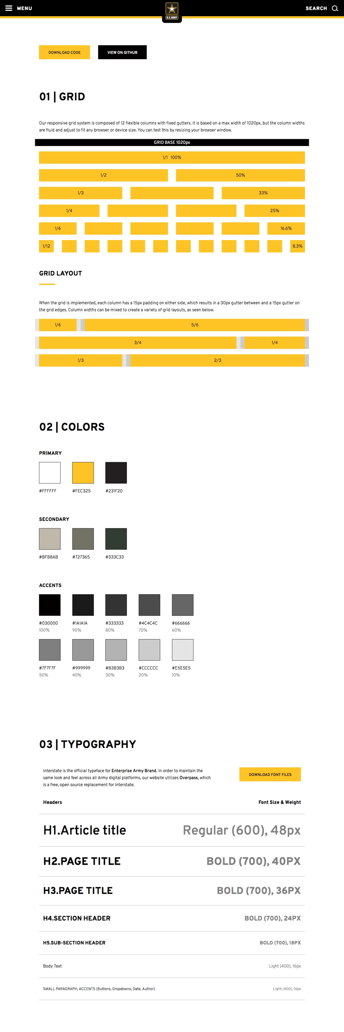 Army.mil Design System — Lia DiValentin