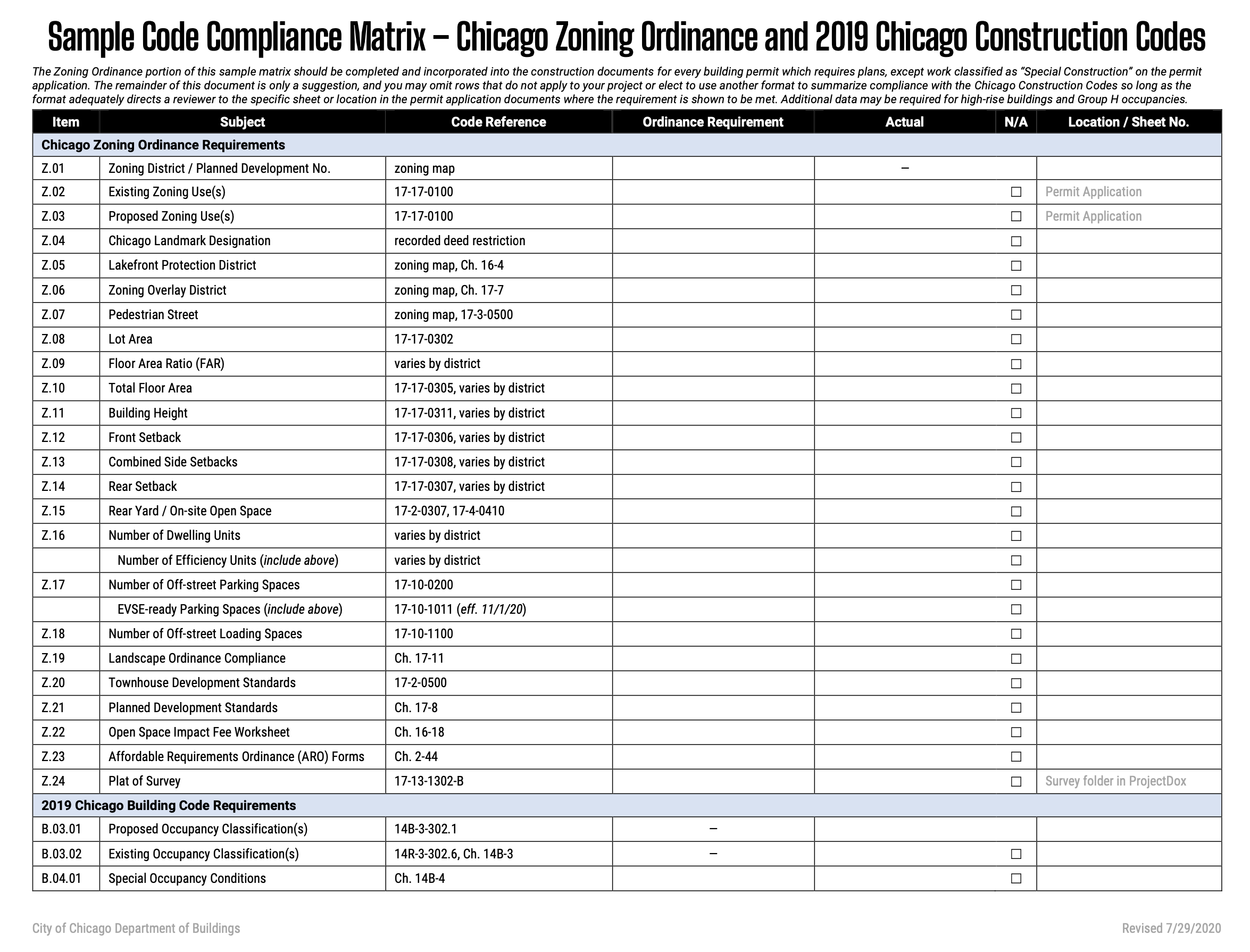 MAP Strategies - Chicago Department of Buildings publishes Sample Code ...