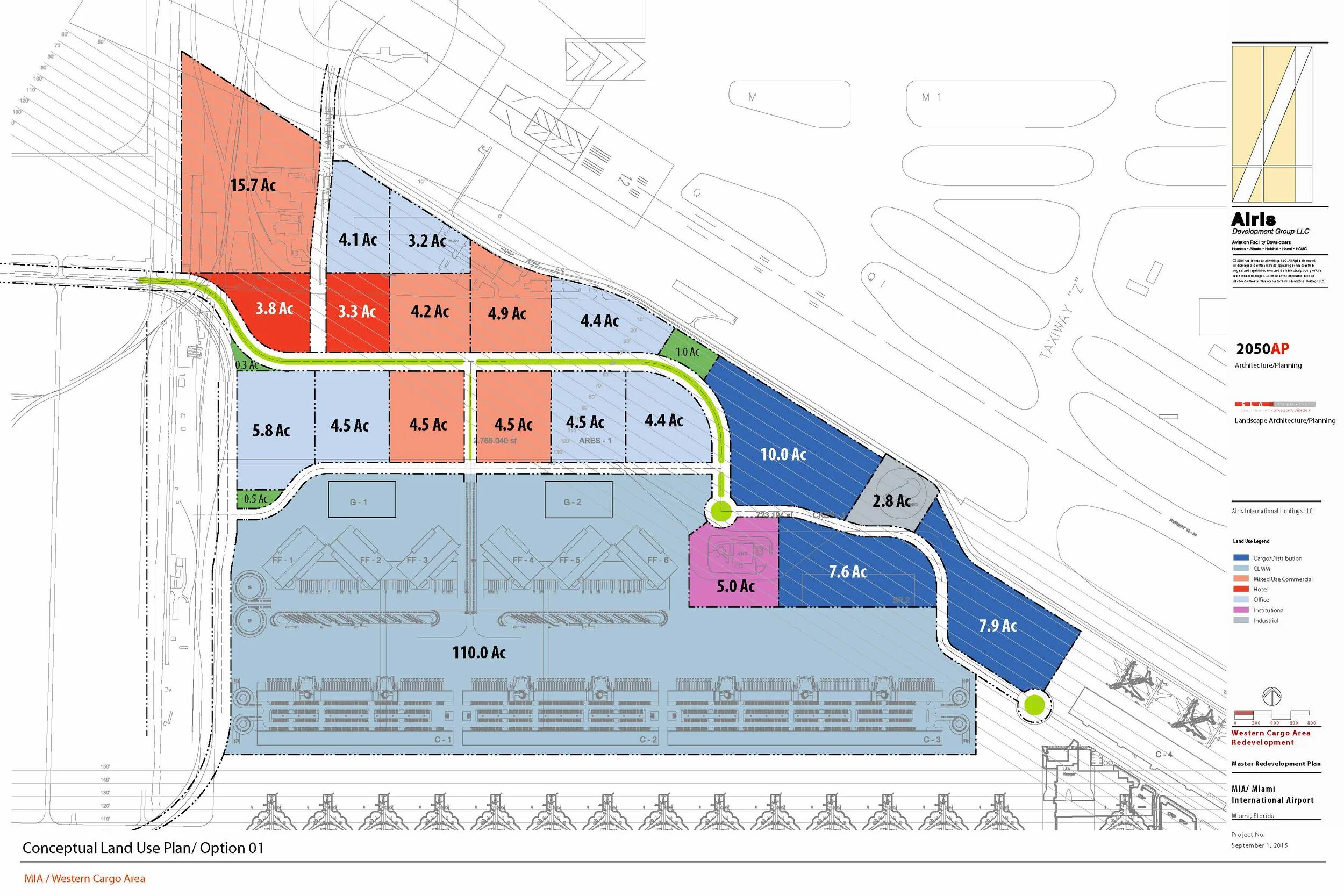 MIA South Cargo Area Master Plan — SLA | Studio·Land