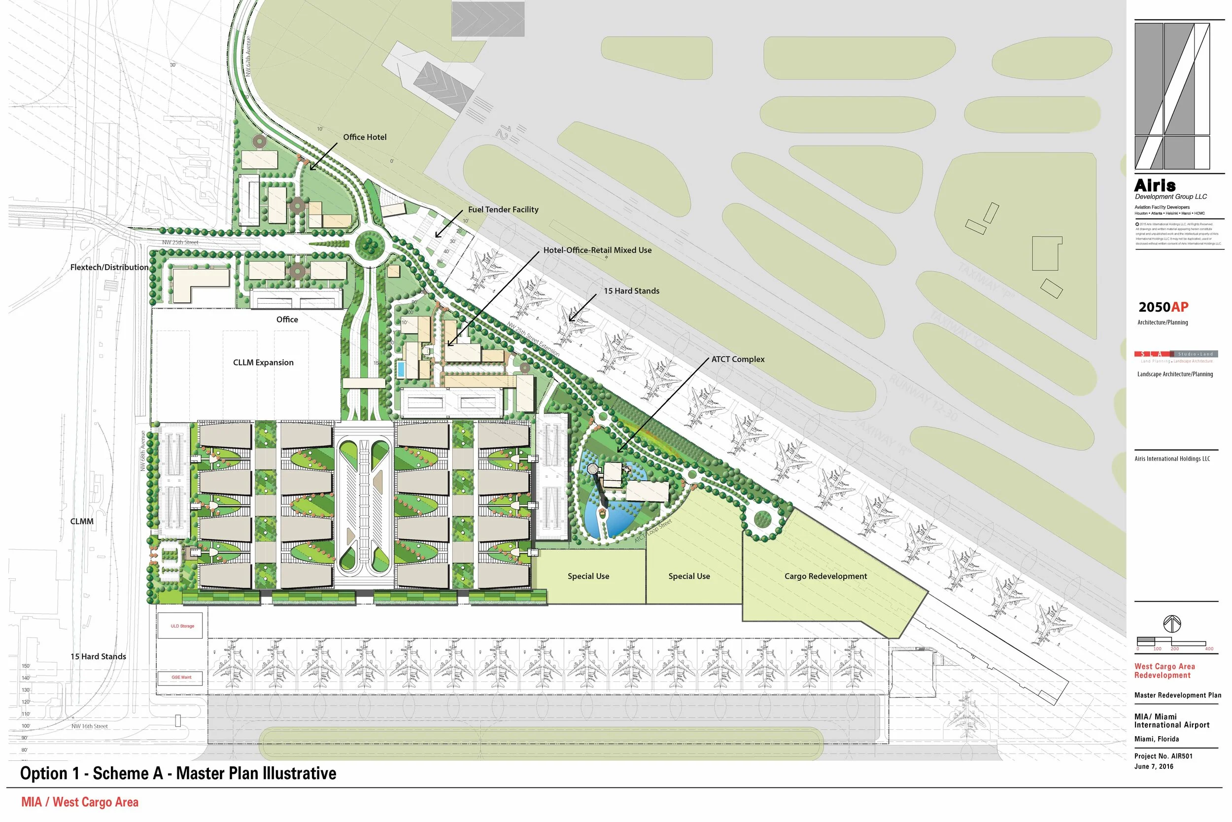 MIA South Cargo Area Master Plan — SLA | Studio·Land