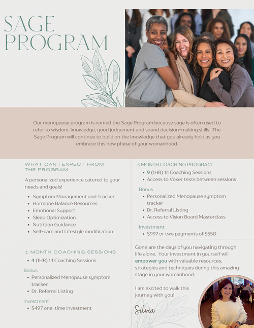 The Sage Program — Silvia Perez Arvelo