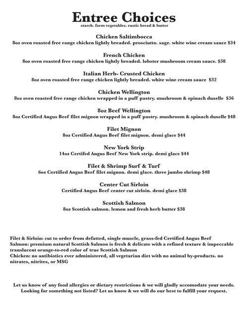 Catering — GreenFire Restaurant Bar & Bakery