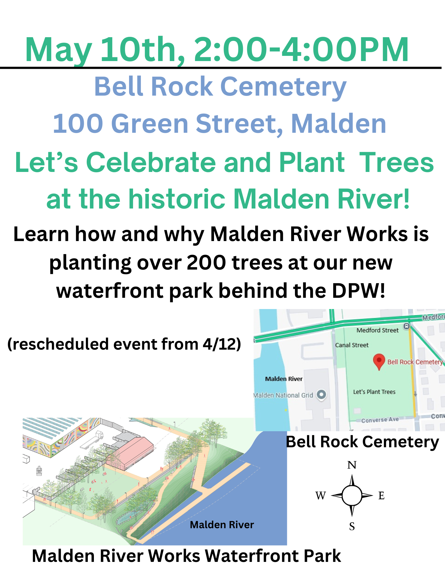 **NEW DATE** Arbor Day with Malden River Works and Malden's Tree Warden ...