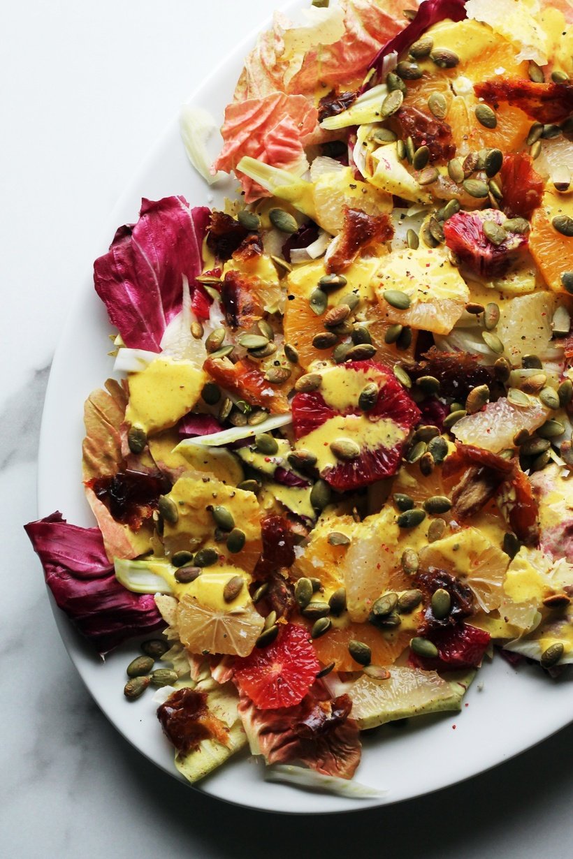 chicory citrus salad — #dinneratmidnite