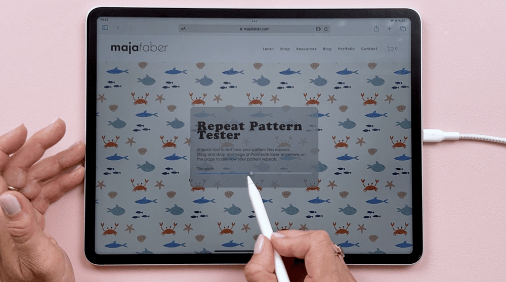 How to Create a Sketched Sea Creatures Pattern in Procreate
