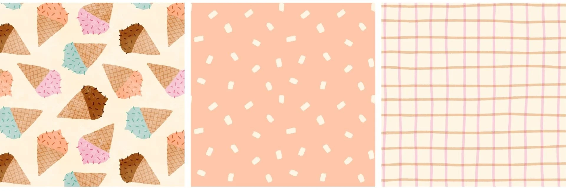 How to Make a Mini Pattern Collection with Summer Theme in Procreate