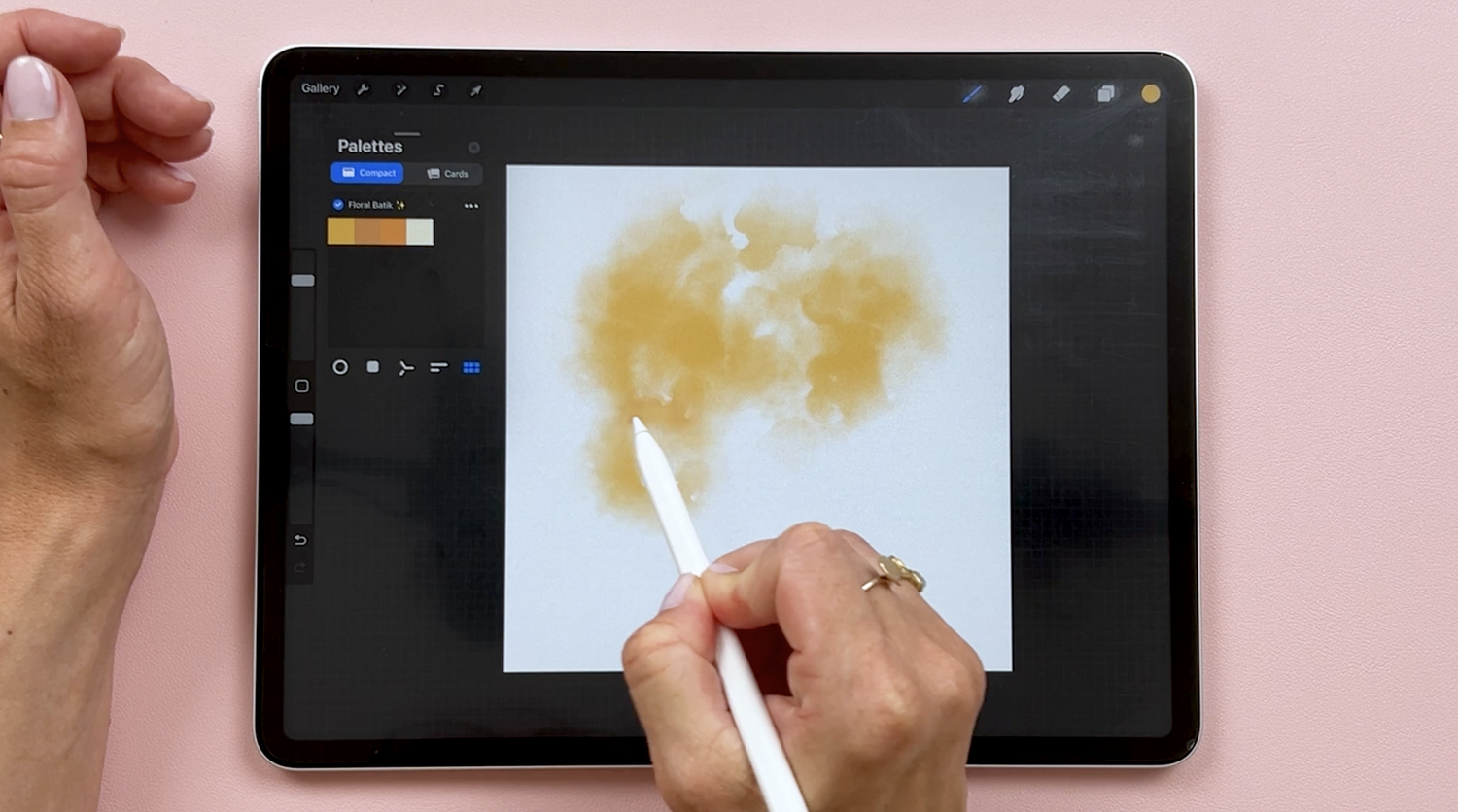 How to Create a Tie Dye Batik Pattern in Procreate