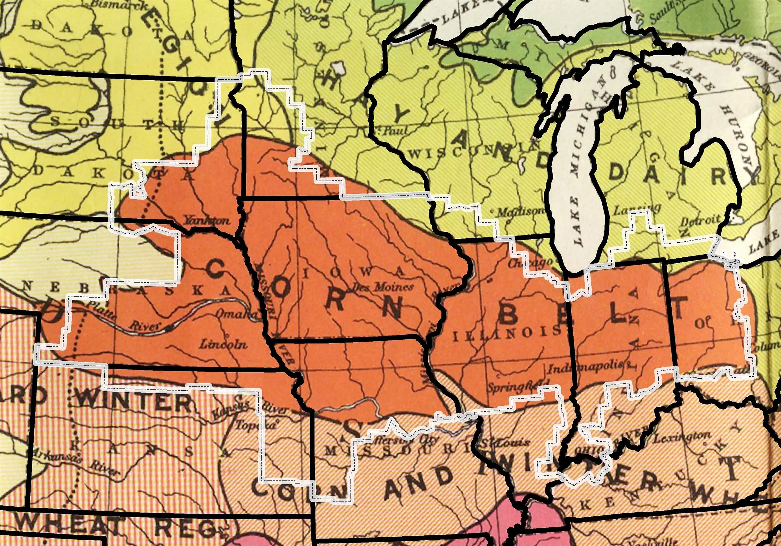 The United States' Collection of Belts: Belt Regions of the U.S ...