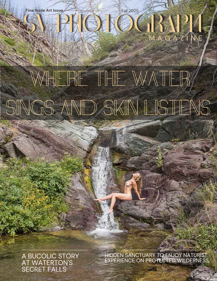 Fine Art Nude Photos Canadian Rockies Secret Waterfall Sv Photograph