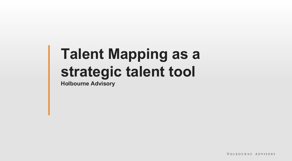 Talent Mapping — HA