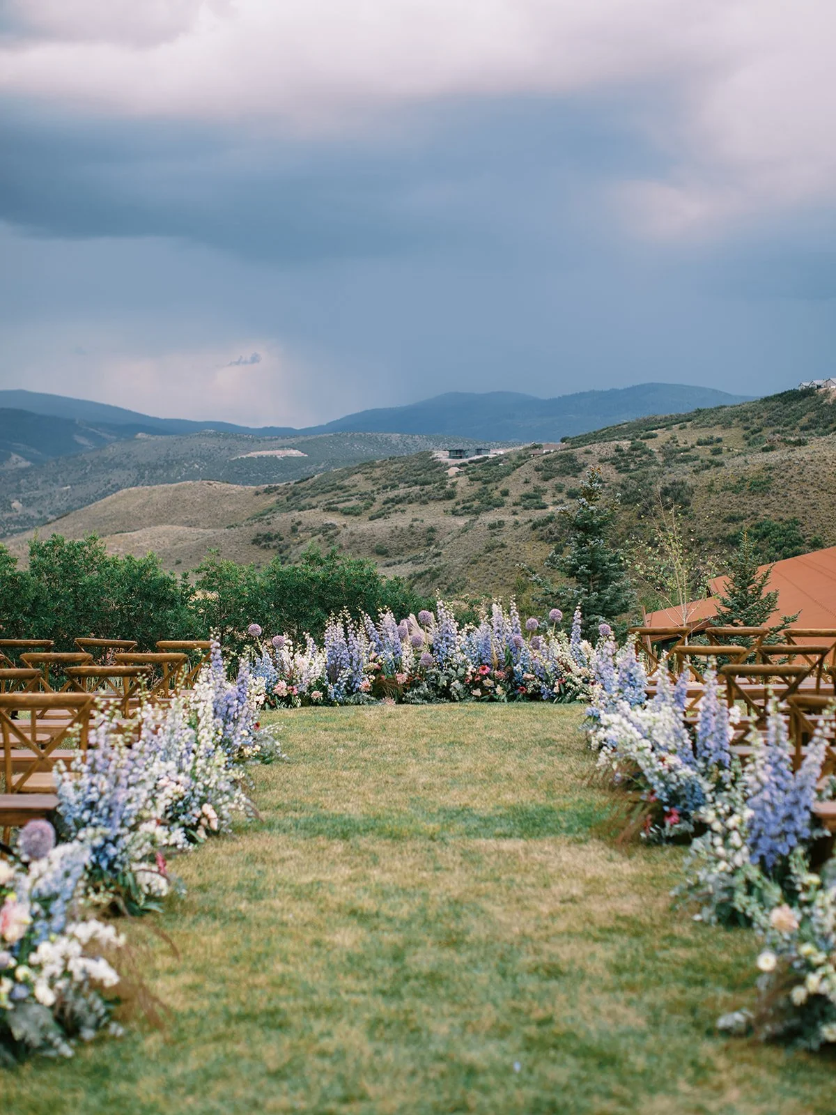Enchanting Summer Wedding at Blue Sky Ranch with Magical Lights | Katie ...