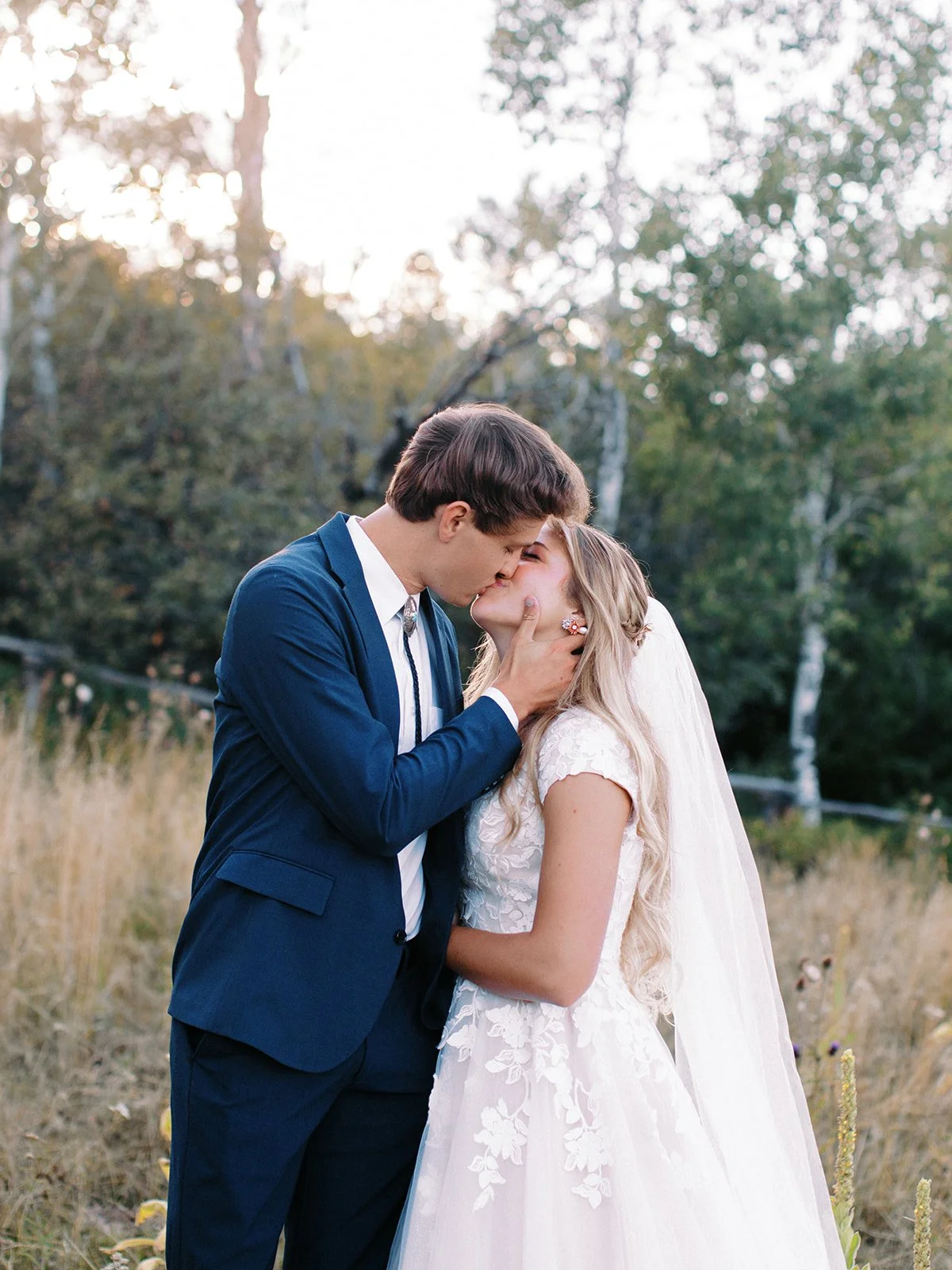 Enchanting Summer Wedding at Blue Sky Ranch with Magical Lights | Katie ...