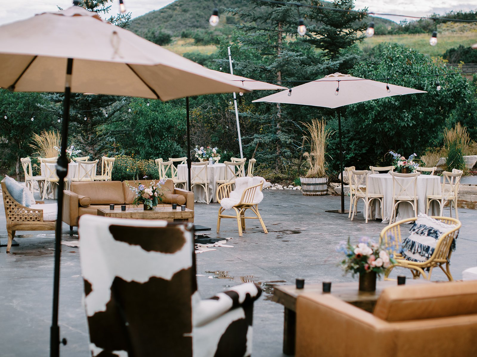 Enchanting Summer Wedding at Blue Sky Ranch with Magical Lights | Katie ...