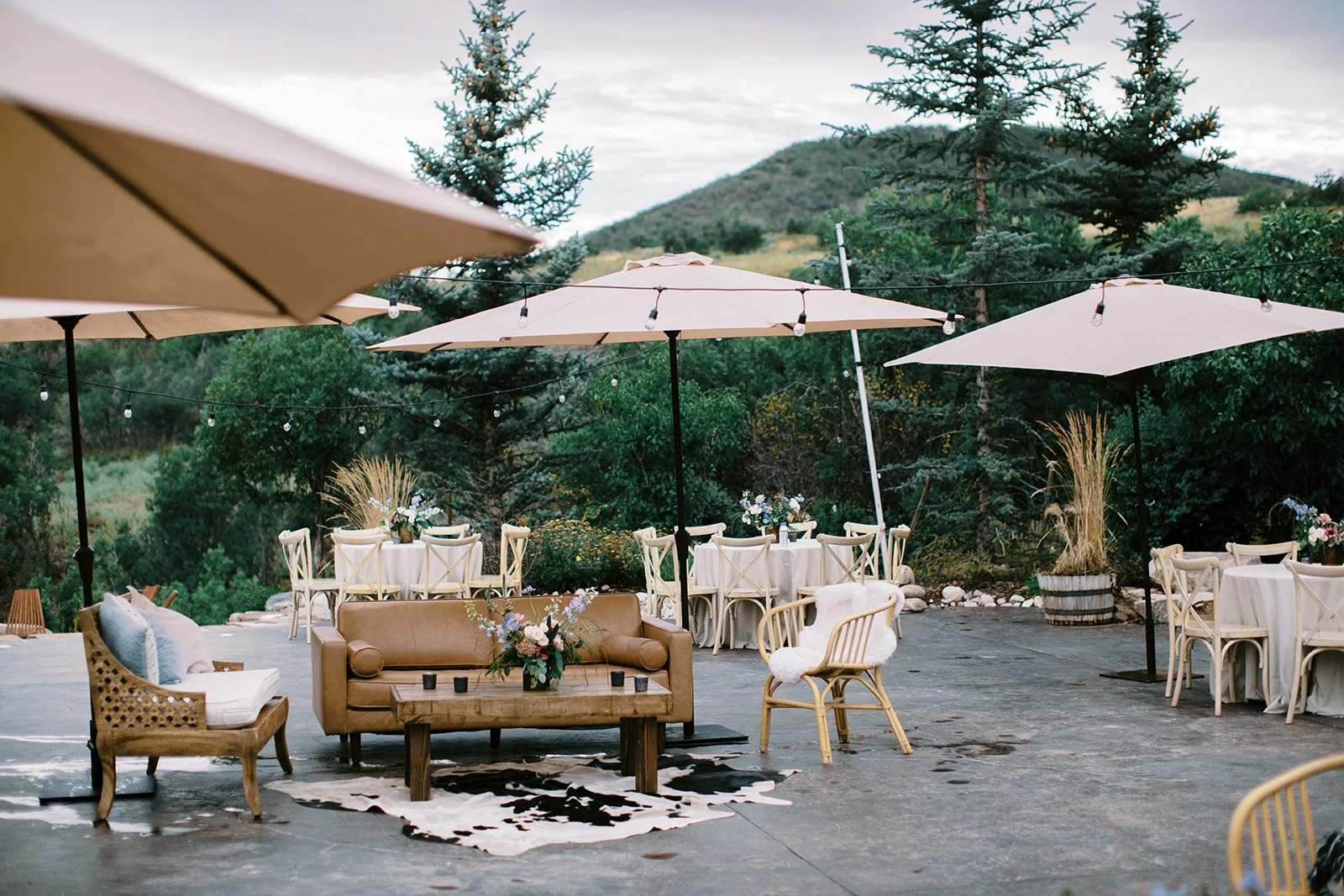 Enchanting Summer Wedding at Blue Sky Ranch with Magical Lights | Katie ...