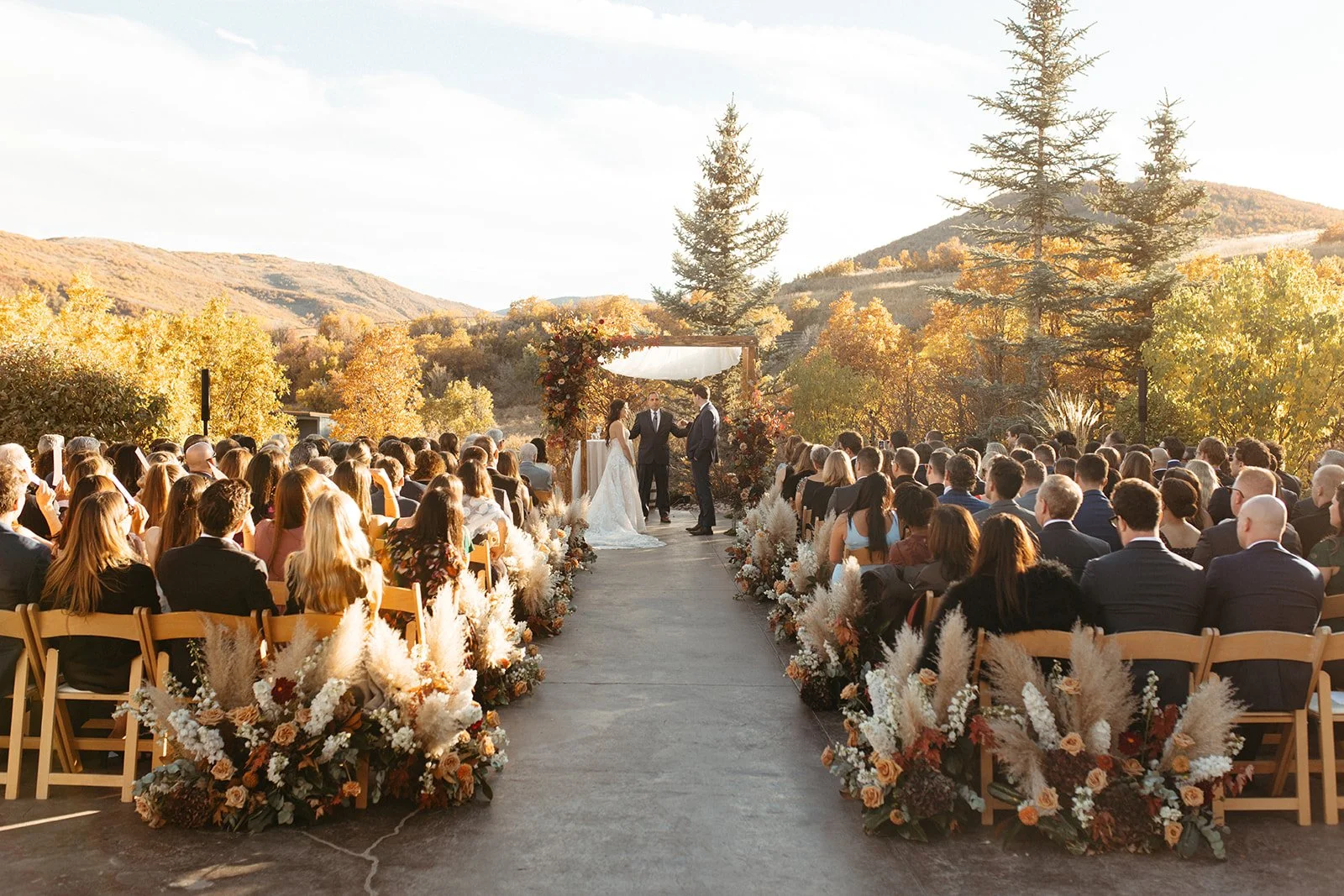 Romantic Fall Wedding at Blue Sky Ranch | A Mountain Celebration for ...
