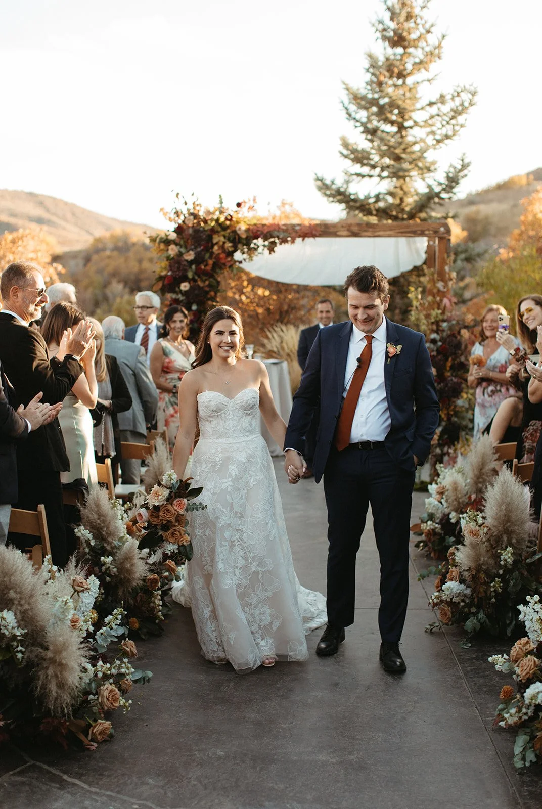 Romantic Fall Wedding at Blue Sky Ranch | A Mountain Celebration for ...
