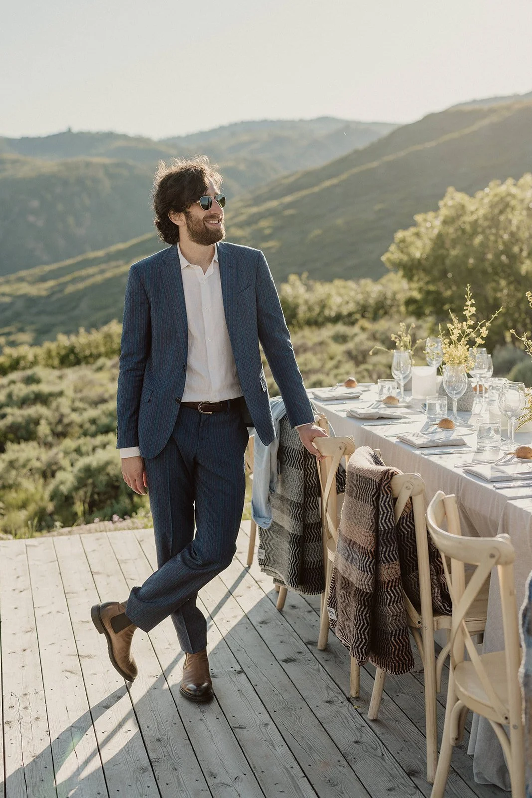 Modern Organic Welcome Dinner at the Yurt at The Lodge at Blue Sky ...