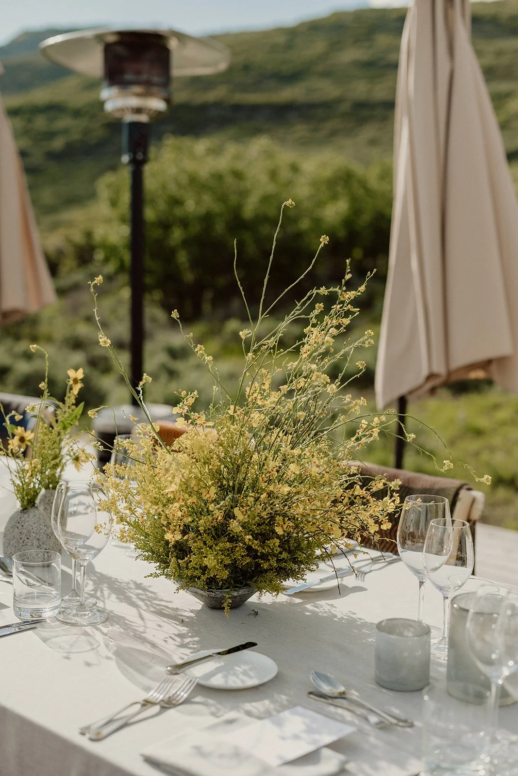 Modern Organic Welcome Dinner at the Yurt at The Lodge at Blue Sky ...