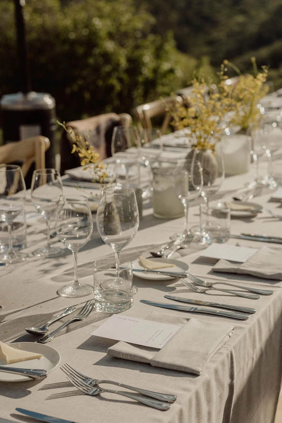 Modern Organic Welcome Dinner at the Yurt at The Lodge at Blue Sky ...
