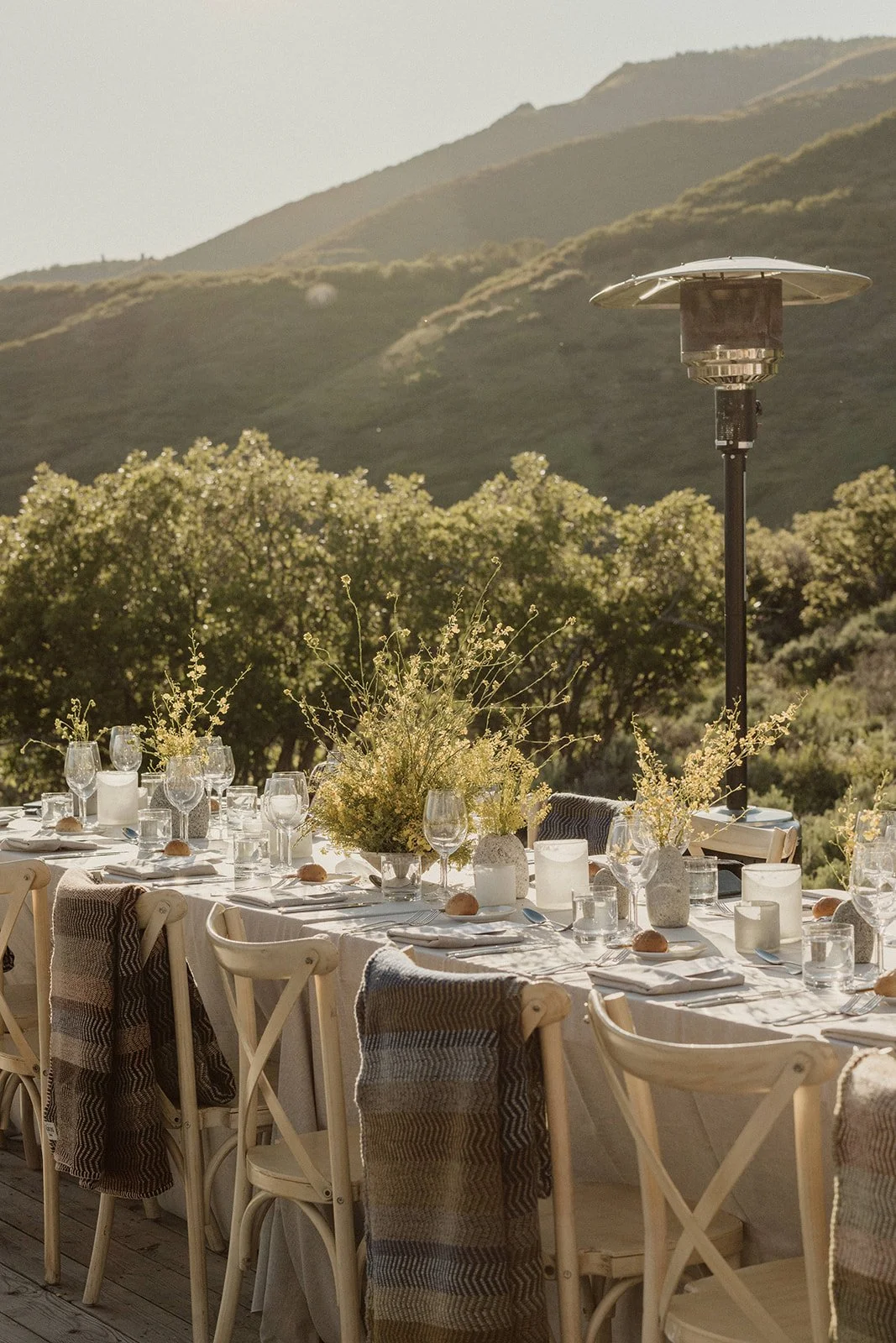 Modern Organic Welcome Dinner at the Yurt at The Lodge at Blue Sky ...