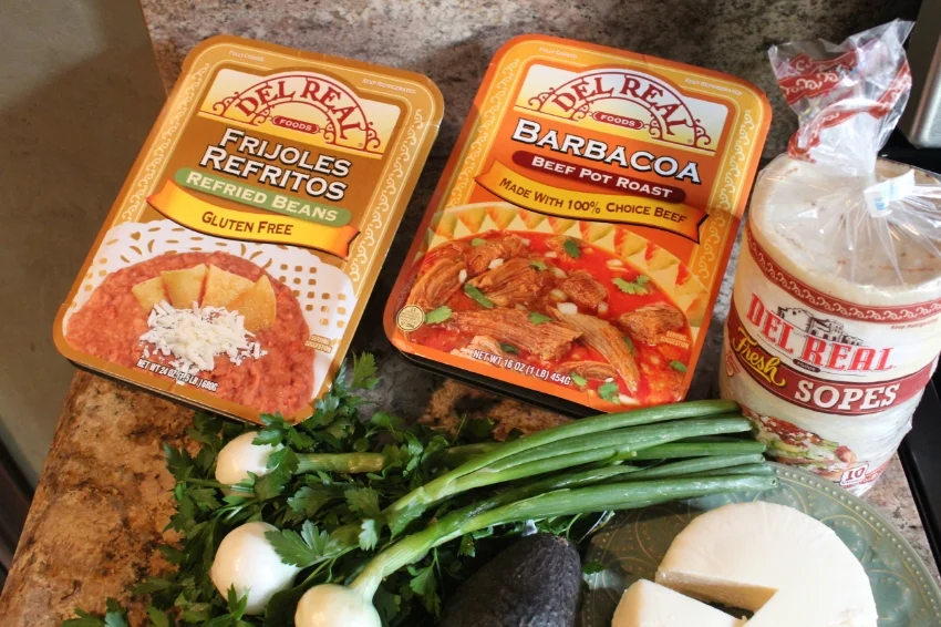 Barbacoa Sopes made Easy with Del Real Foods — Cleverly Catheryn