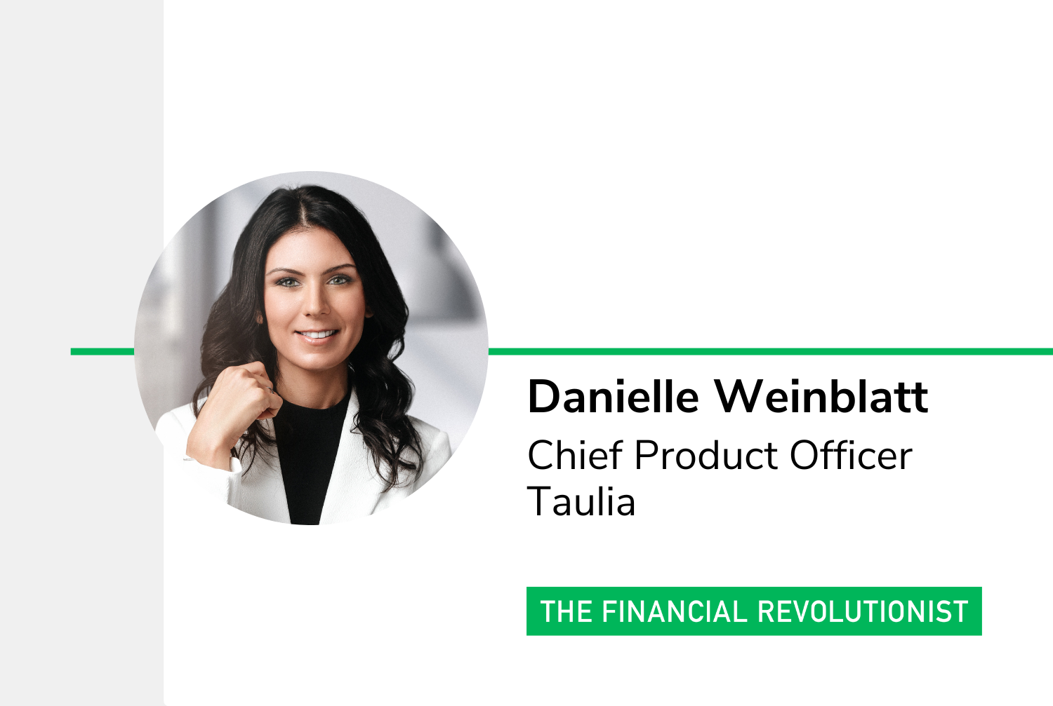 Inclusion through financing with Taulia — The Financial Revolutionist