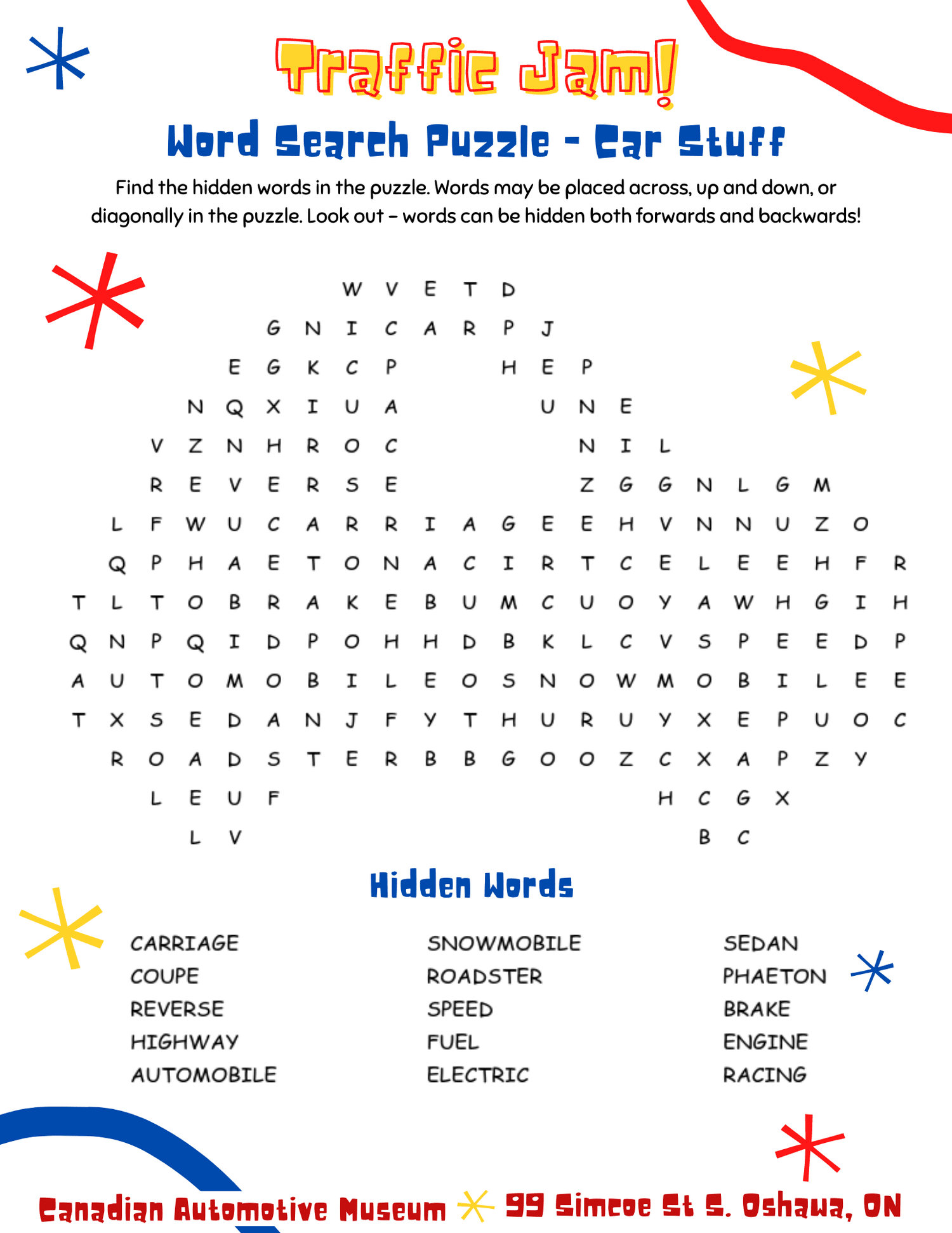 Family Fun — Canadian Automotive Museum