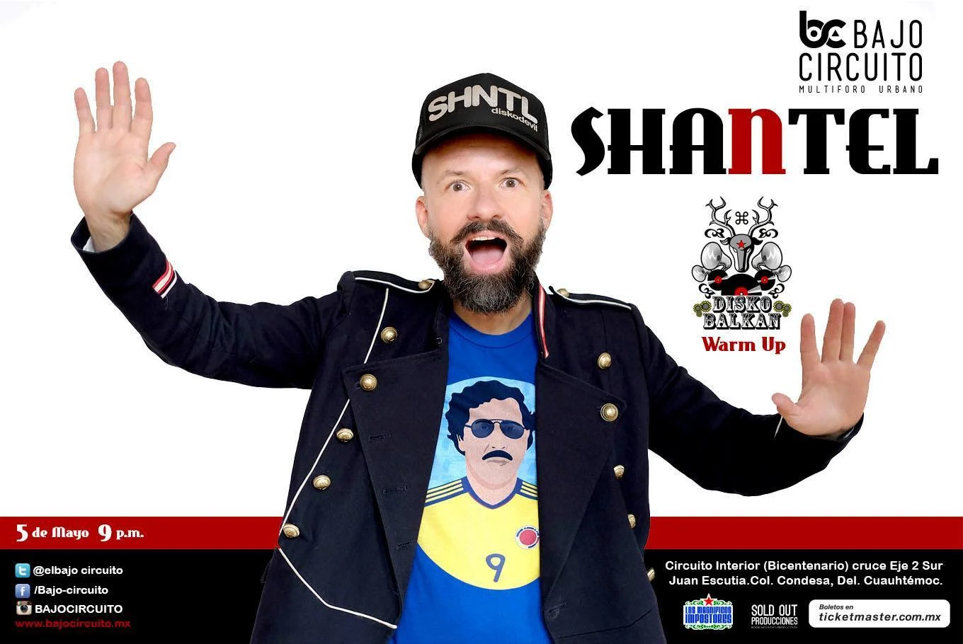 SHANTEL en Bajo Circuito CDMX Conciertos Rockeros VIP | Rock En Español ...