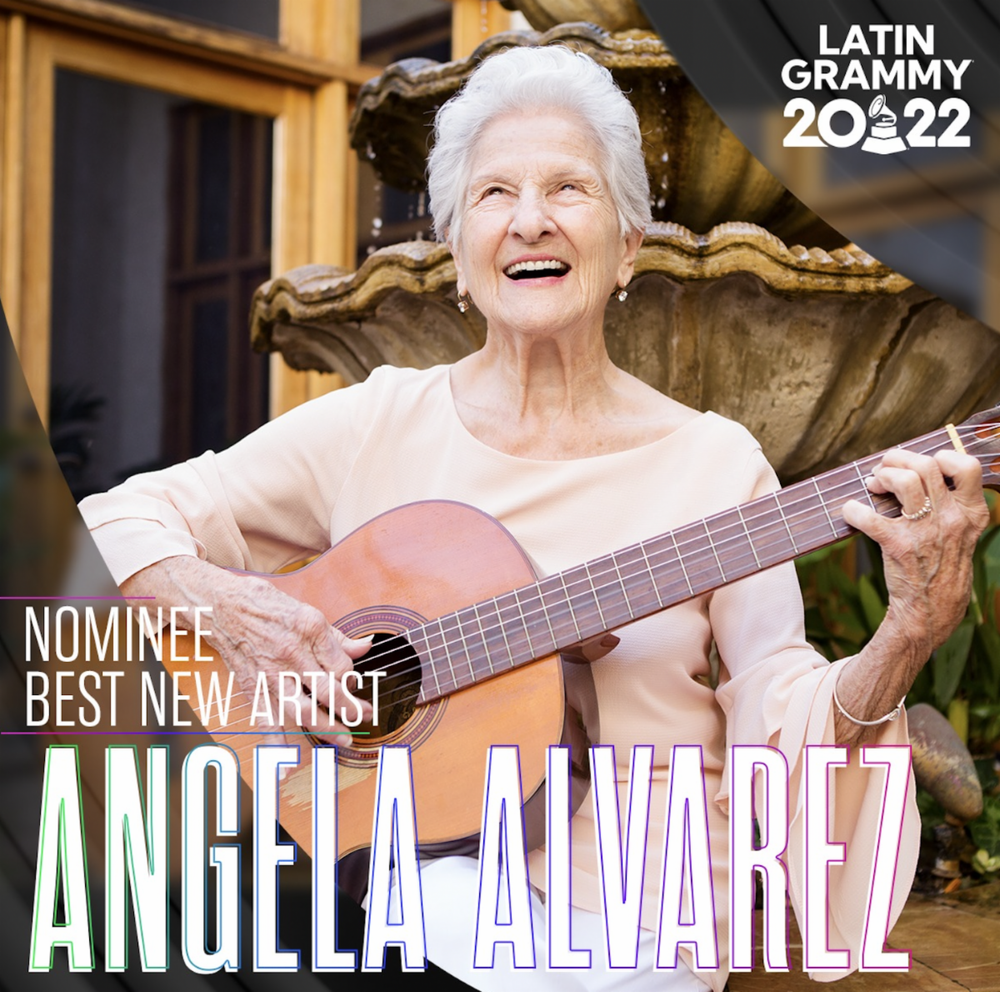 ANGELA ÁLVAREZ, A SUS 95 AÑOS, NOMINADA COMO "MEJOR NUEVO ARTISTA" EN ...