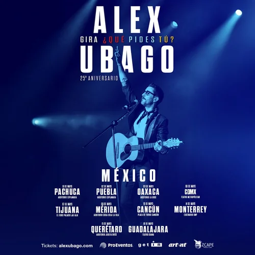 ALEX UBAGO REGRESA A MÉXICO PARA CELEBRAR LOS 25 AÑOS DE “¿QUÉ PIDES TÚ ...