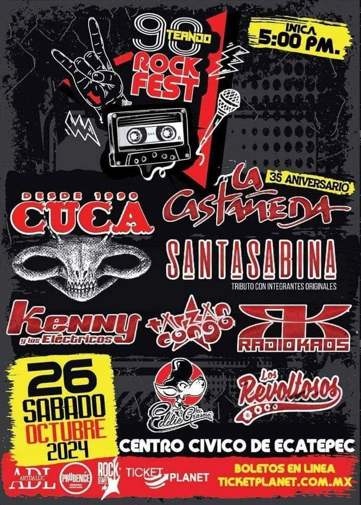 ROCK FEST, REUNIRÁ A LAS BANDAS MÁS EMBLEMÁTICAS DEL ROCK EN MÉXICO ...