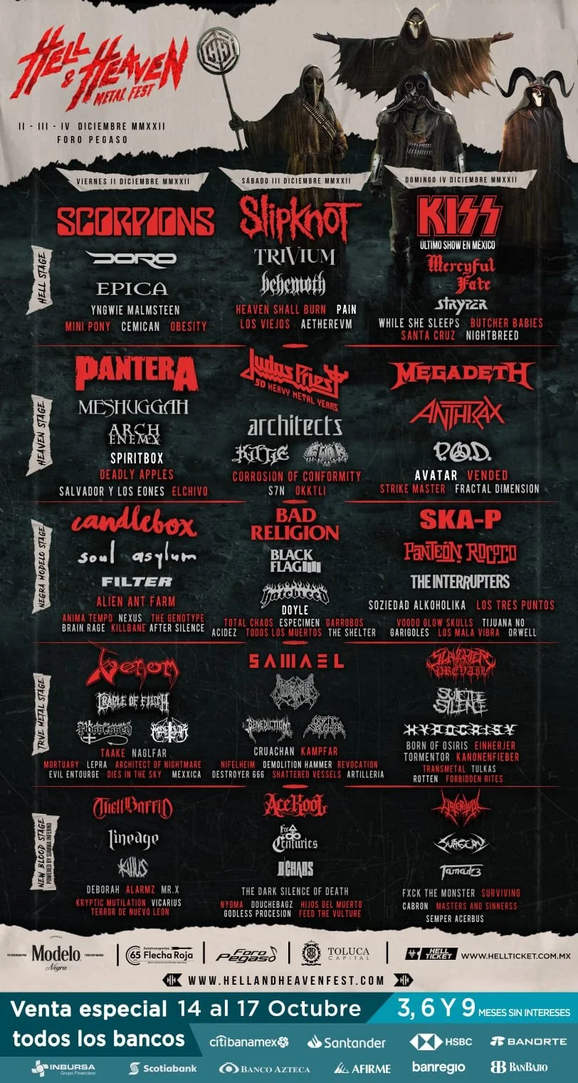 HELL AND HEAVEN METAL FEST 2022 AÑADE NUEVOS ARTISTAS PARA CONFIRMARSE ...