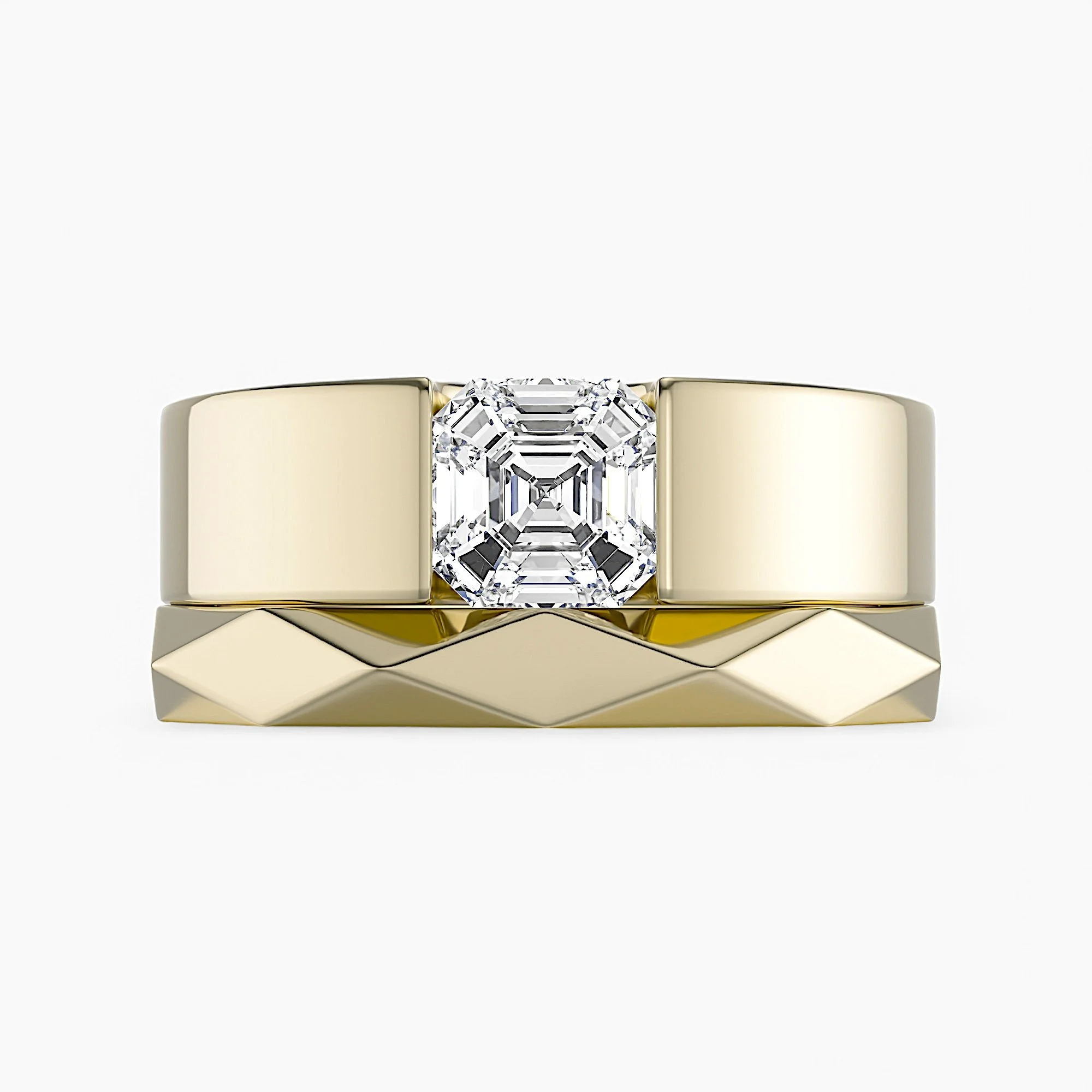Supernova S Diamond Ring in Yellow Gold — RHYS JAMES®