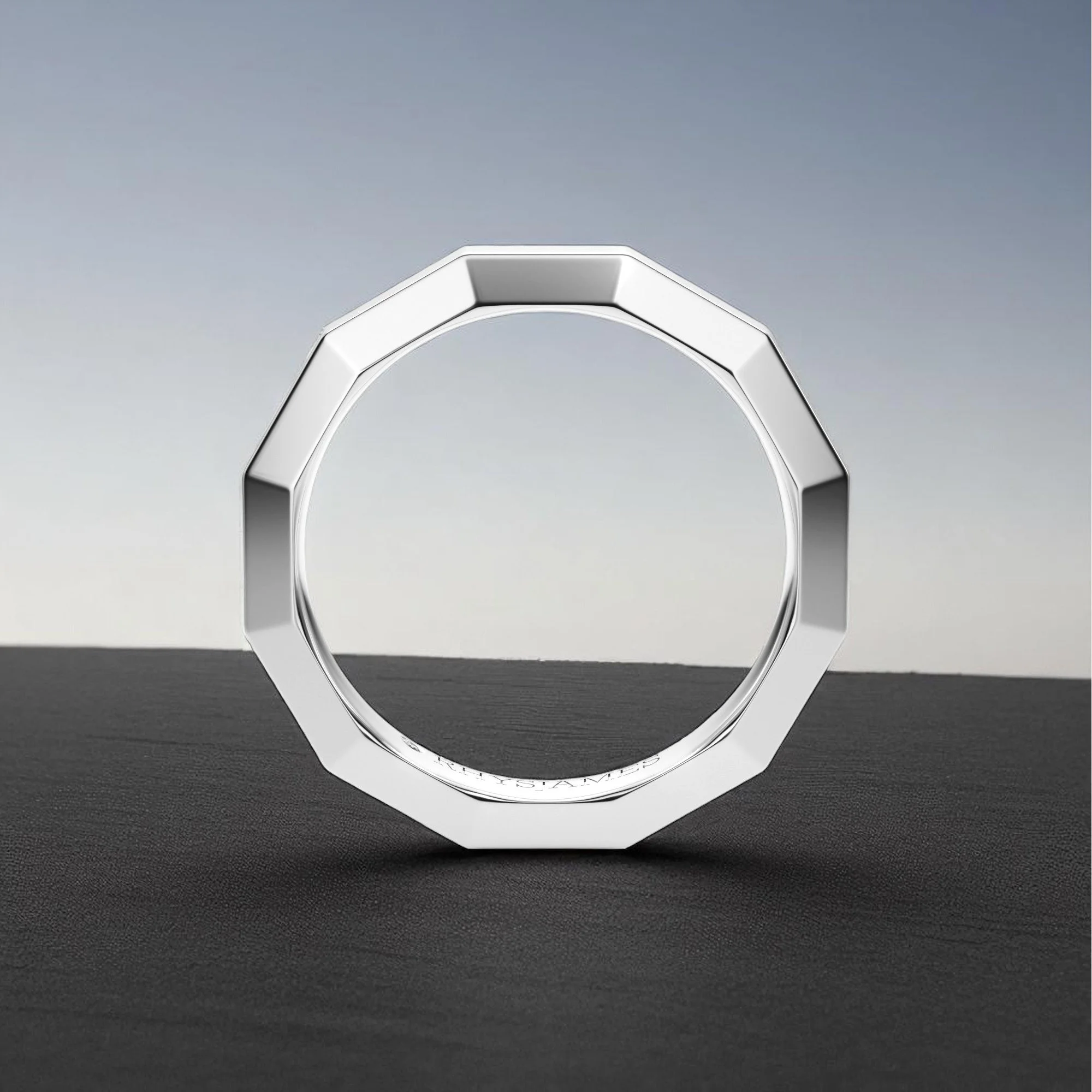 Elan Ring in White Gold — RHYS JAMES®