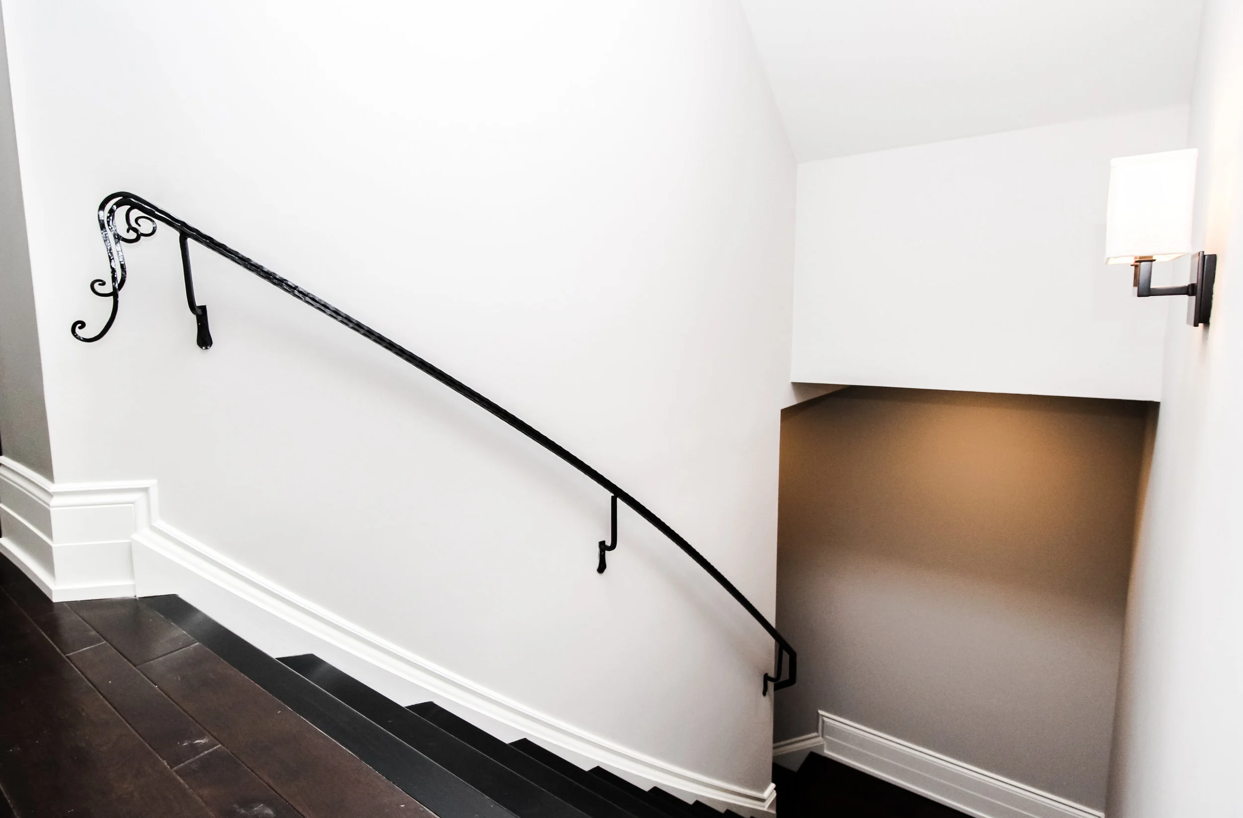 Forged Steel Handrail — DELUCA CREATIONS