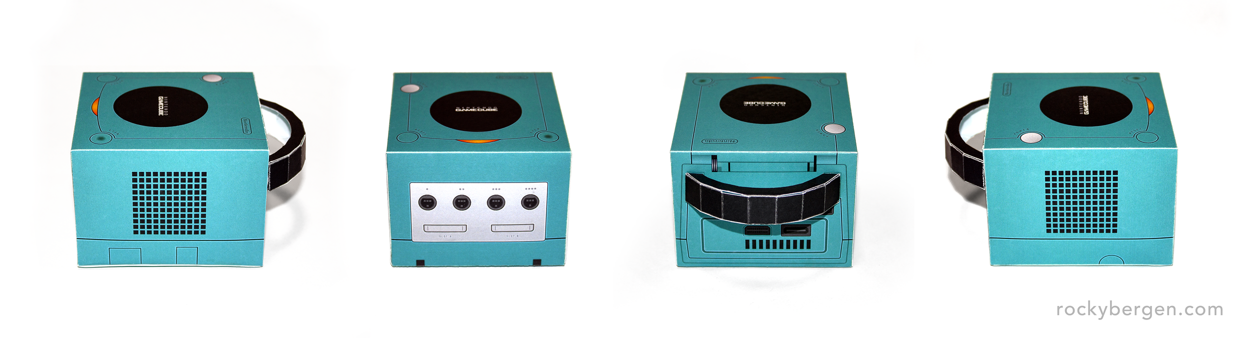 Nintendo GameCube Papercraft — Rocky Bergen