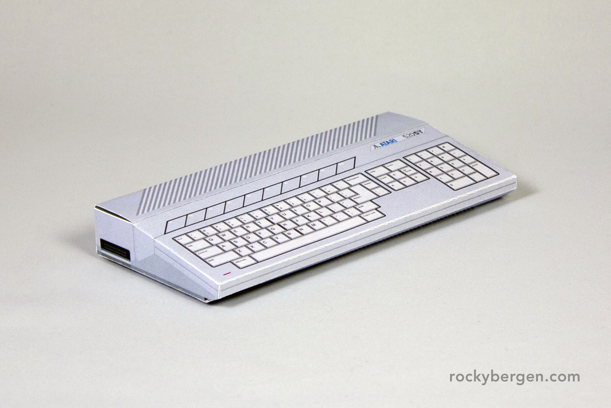 Atari 520 ST - Papercraft Design — Rocky Bergen