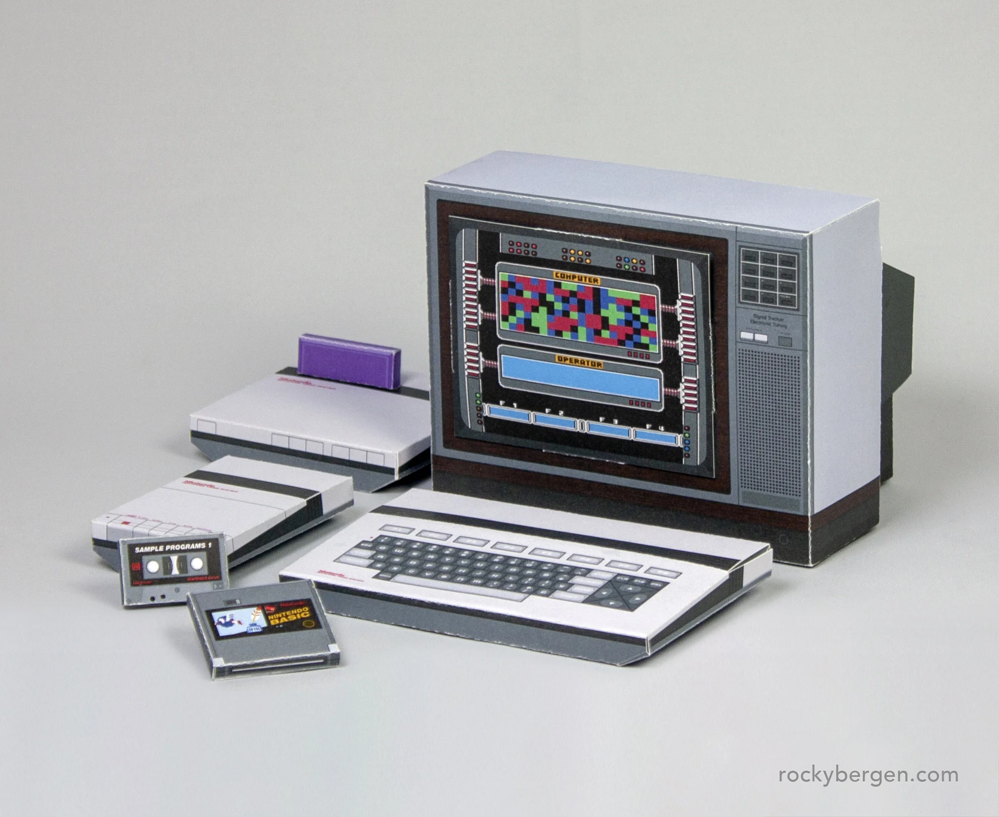 Nintendo AVS (1985 Prototype) - Papercraft Design — Rocky Bergen