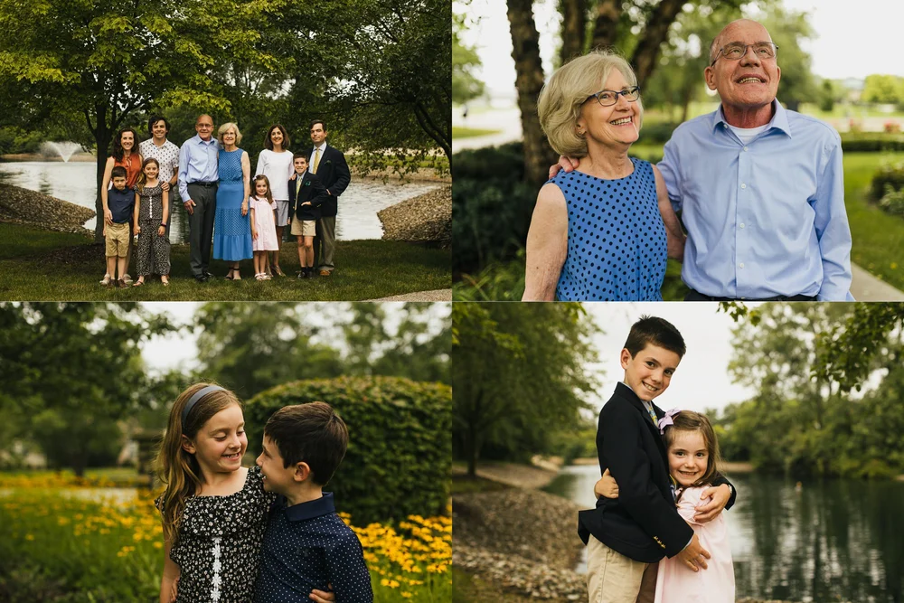 A 50th Wedding Anniversary && Extended Family Portrait Session in ...