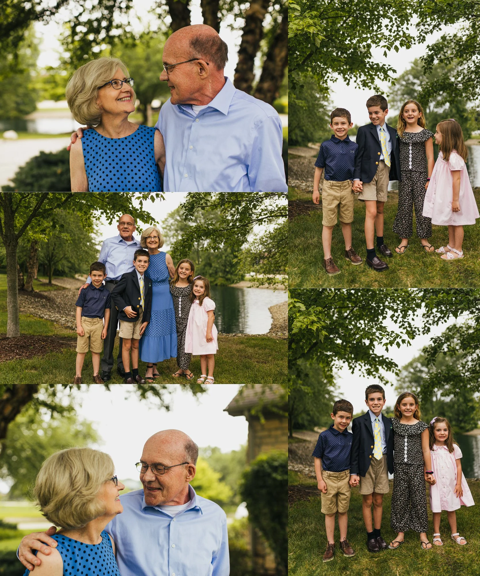 A 50th Wedding Anniversary && Extended Family Portrait Session in ...