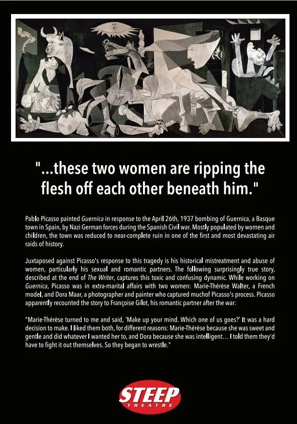 The Writer Post Show Poster — Steep Theatre