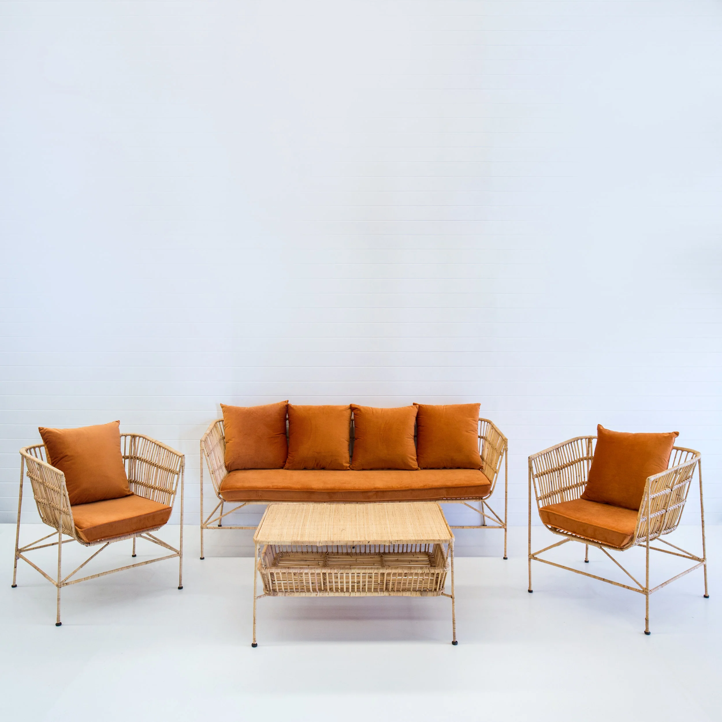 Rust Sofa Cushions | Baci Living Room
