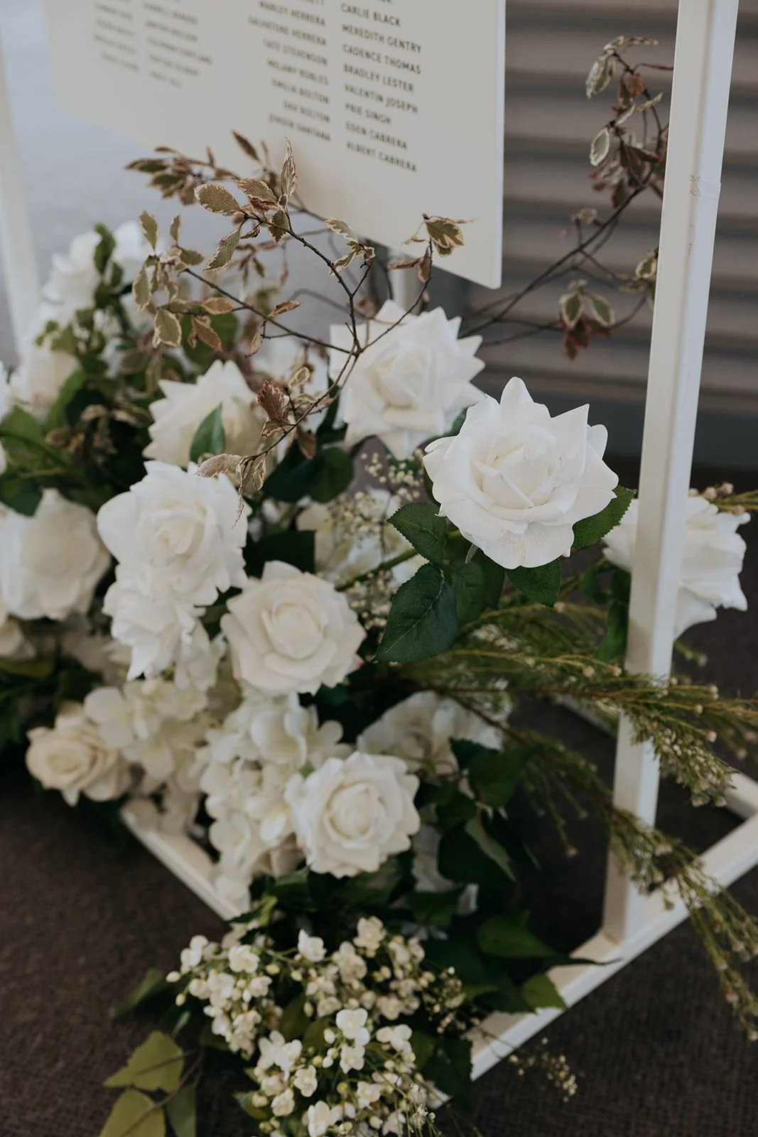 Dual Flower Arch - White Floral — Gold Coast Pop Up Weddings