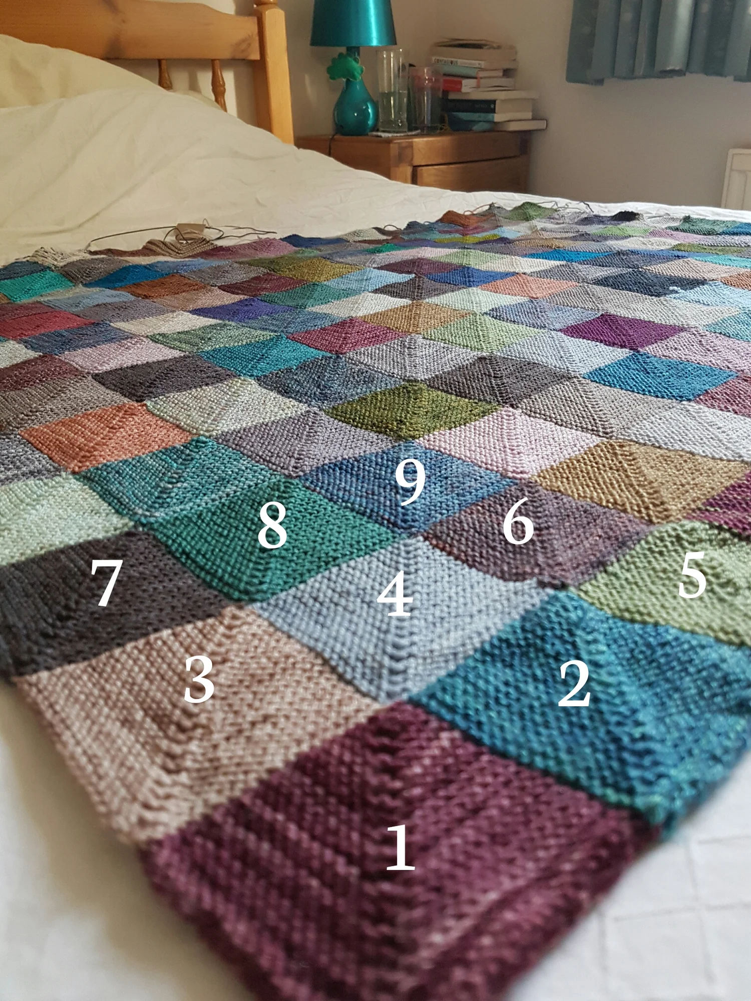 Tips for a straight-edged sock yarn blanket — Louise Tilbrook Designs
