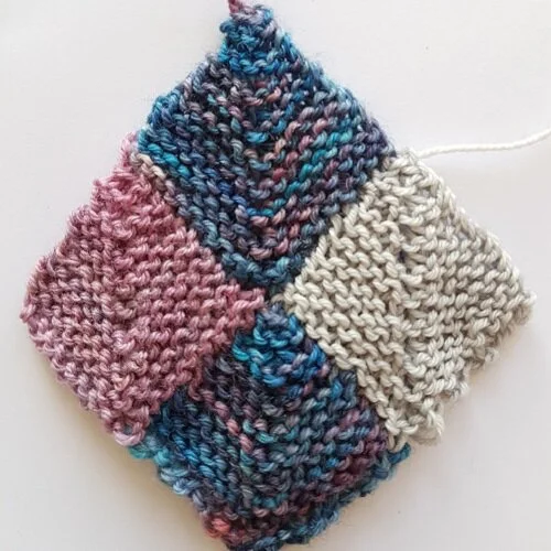 How to knit a mitered square blanket — Louise Tilbrook Designs