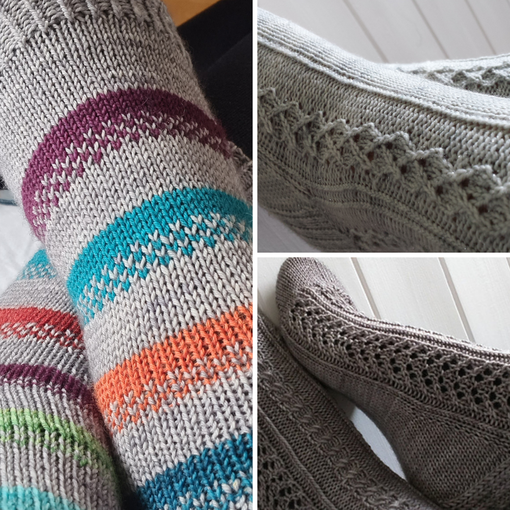Spring socks — Louise Tilbrook Designs
