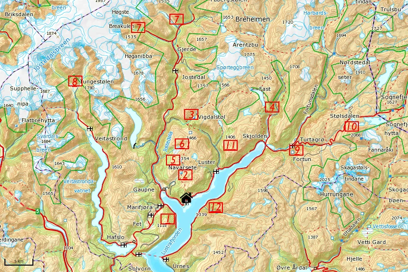 Fotturer med base på Nes Gard — Velkommen til Nes Gard
