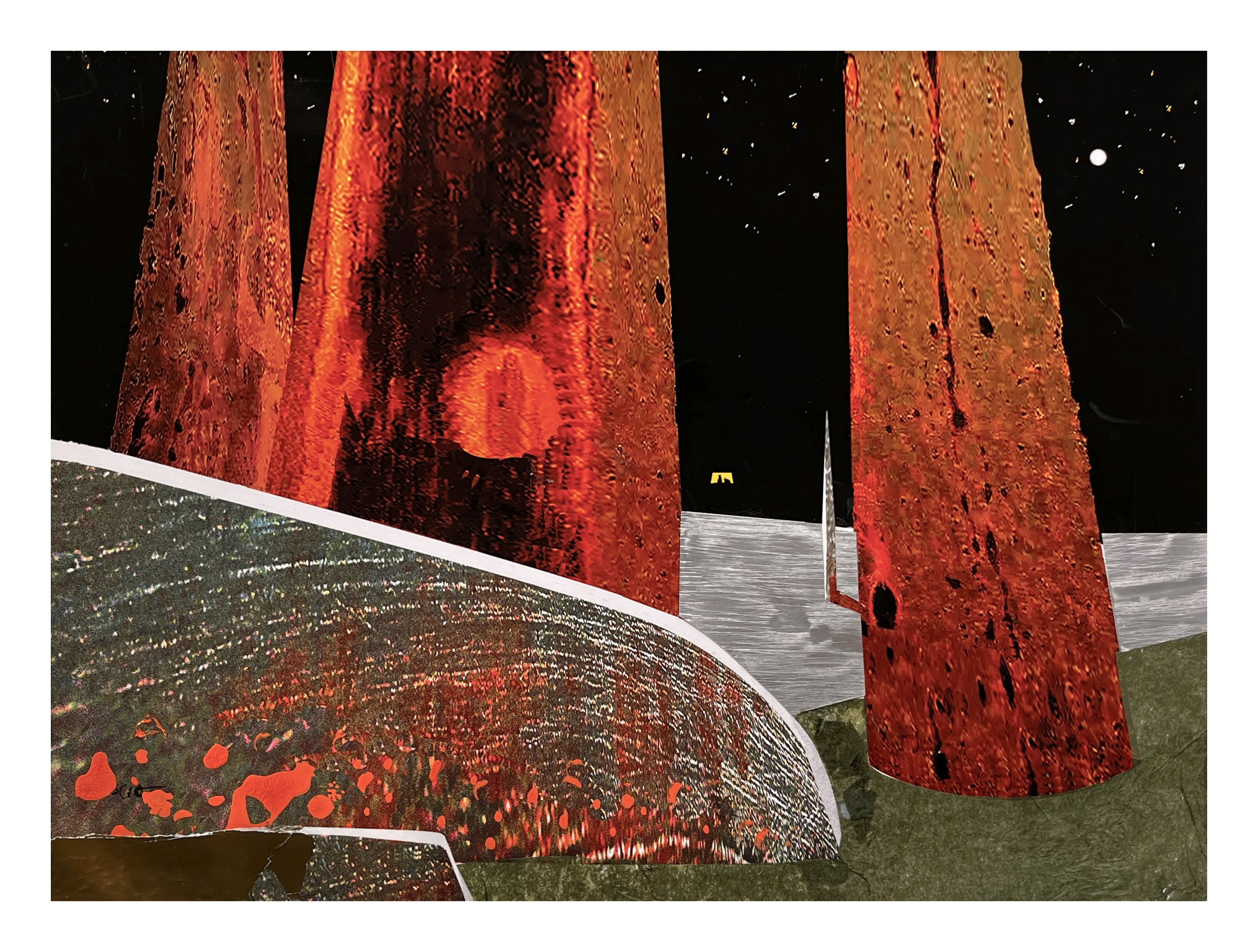 mixed media collages — LINDA RUSCIO