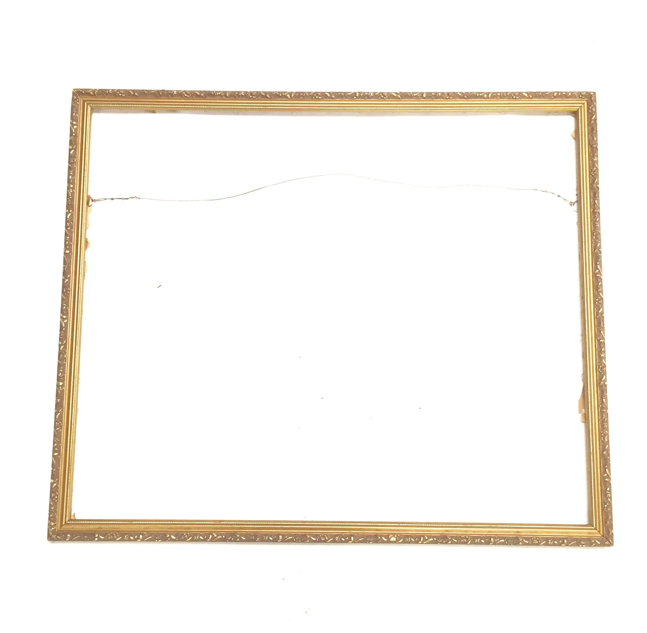 GOLD TRIM FRAME (39 3/4"H x 33 3/4”W) — Hook Props